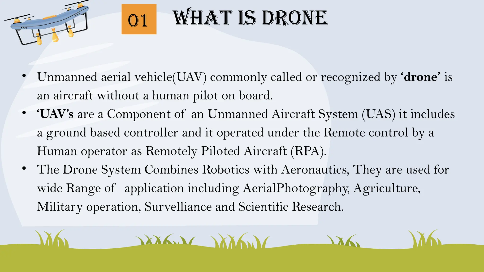 Drones model and their Explanation .pptx