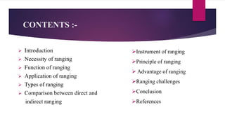 KAMAL SINGH RANGING PPT on Ranging .pptx