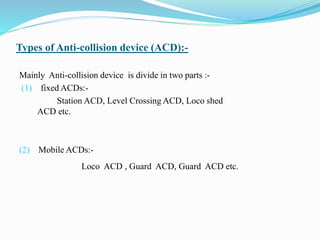 Anti-Collision Device(ACD) | PPTX