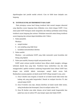 Kamar hitung trambosit | DOCX