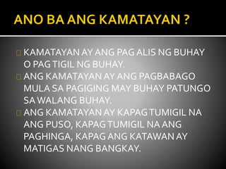 Kamatayan | PPTX