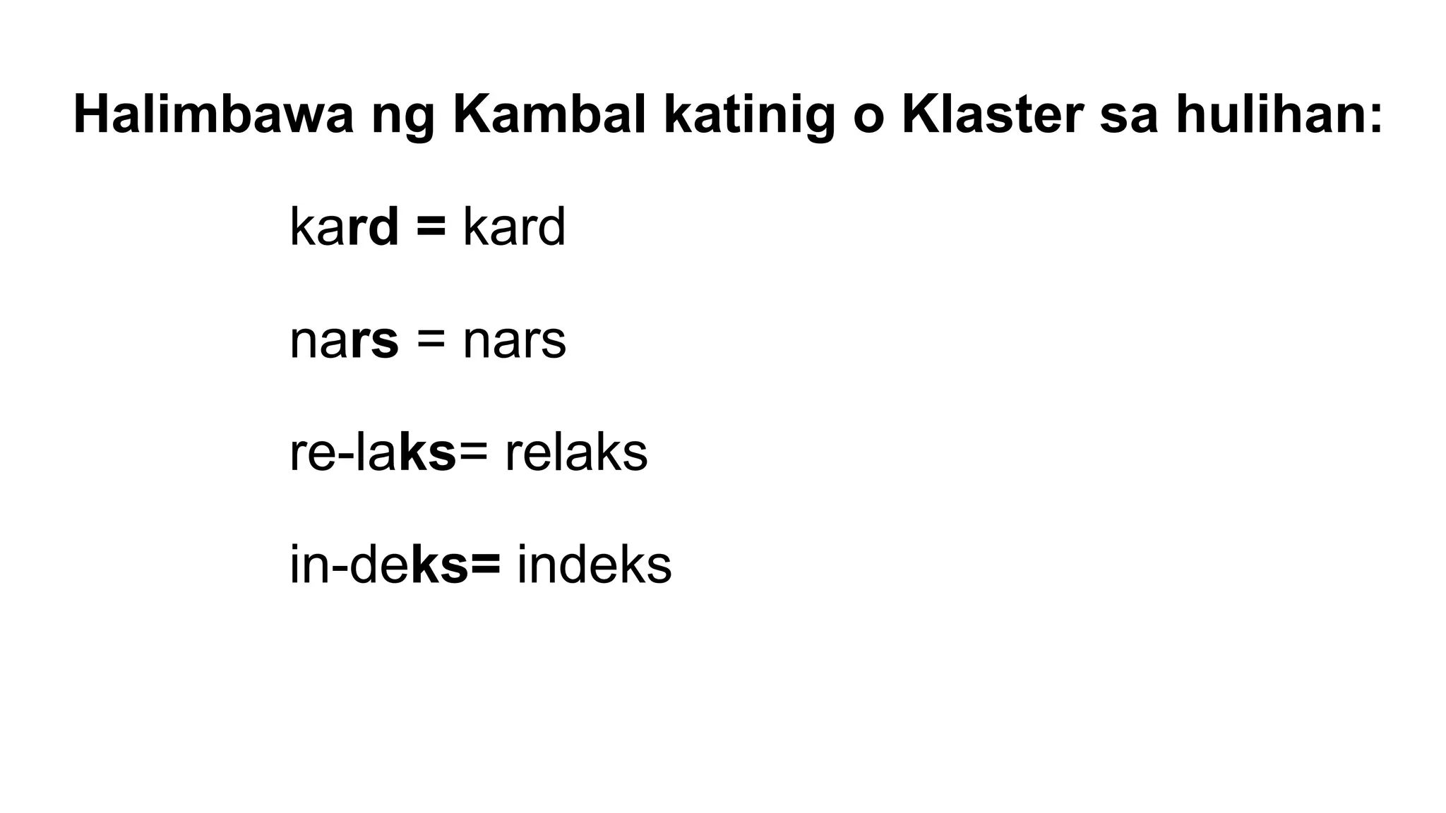 Kambal Katinig o Klaster | PPTX