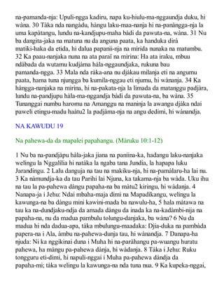 Kambera bible new testament | PDF