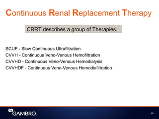 Kamc crrt training | PPT