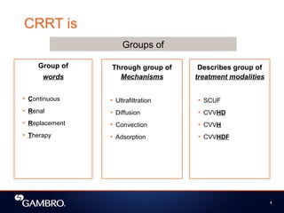 Kamc crrt training | PPT