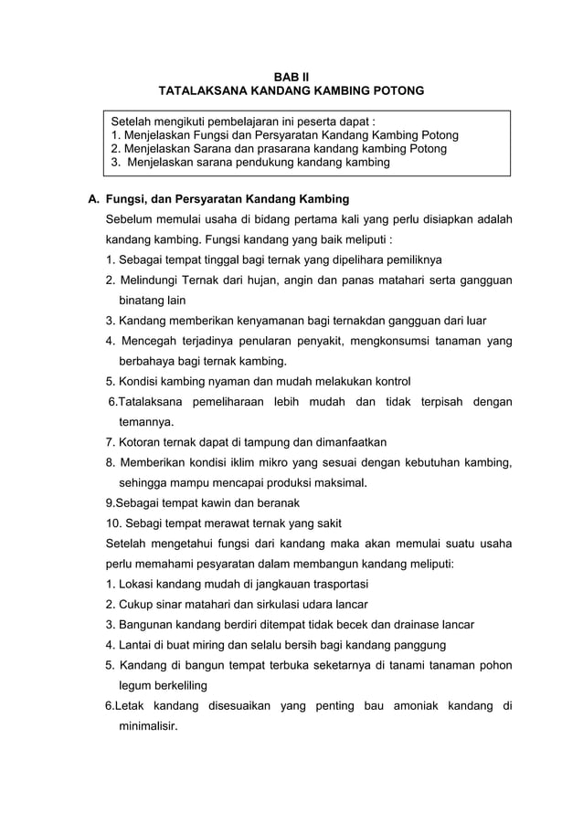 Kamdang kambing | PDF