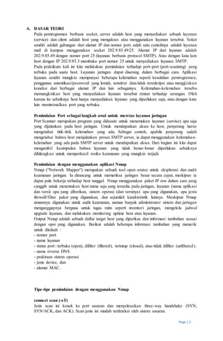 Network Scanning & Network Probing | PDF