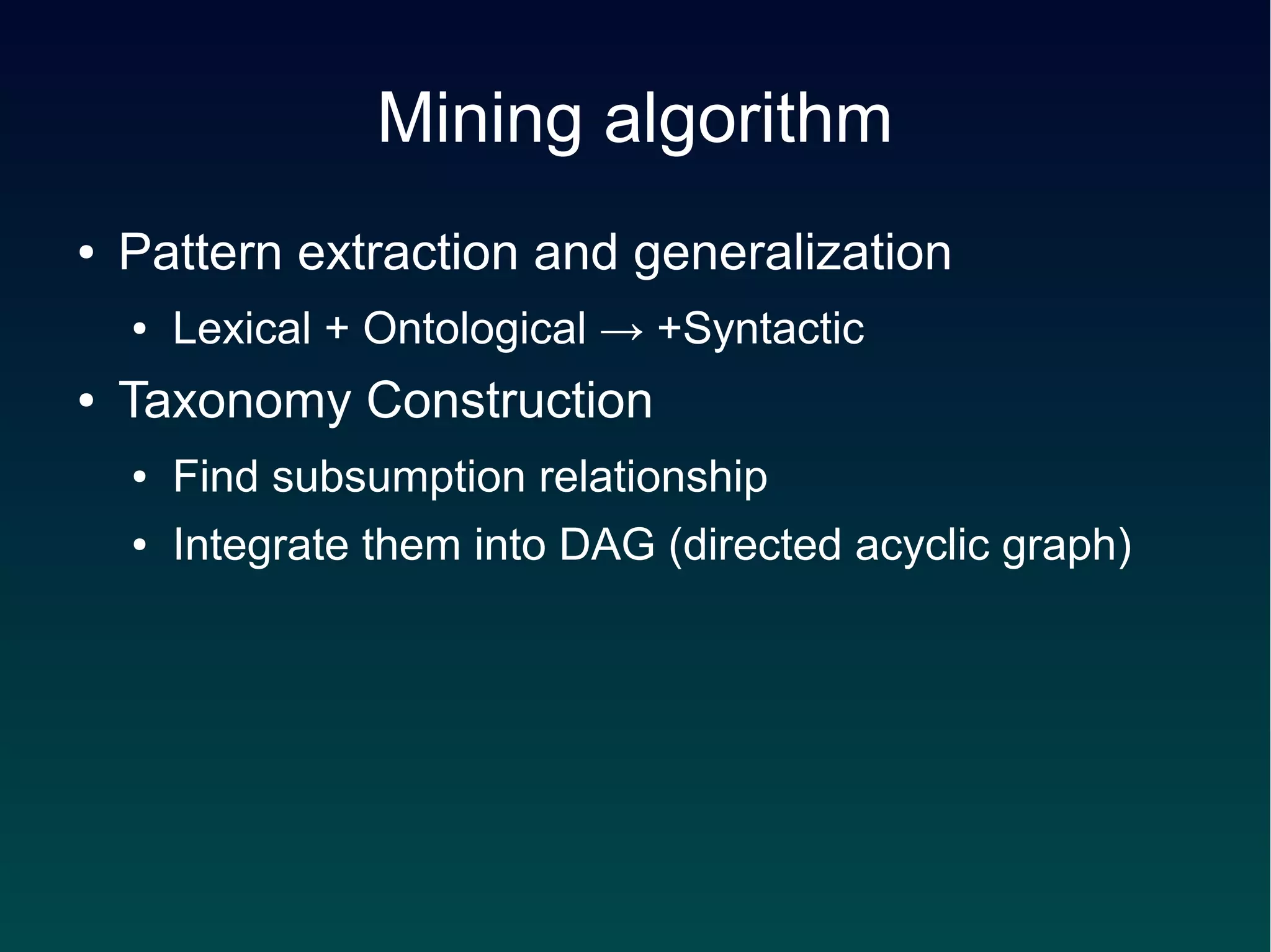 Patty A Taxonomy Of Relational Patterns With Semantic Types Ppt