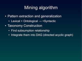 PATTY: A Taxonomy of Relational Patterns with Semantic Types | PPT