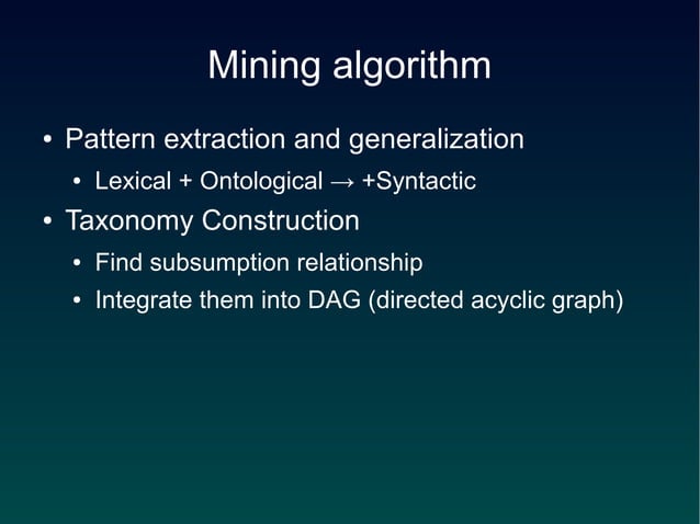 Patty A Taxonomy Of Relational Patterns With Semantic Types Ppt