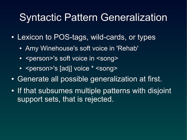 PATTY: A Taxonomy of Relational Patterns with Semantic Types | PPT