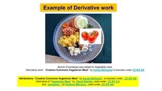 Using Creative Commons Licenses and CC-Licensed Works | PPT