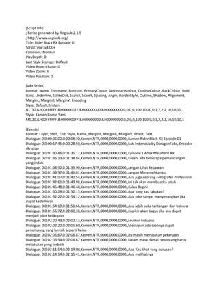 Kamen rider black rx 01 sub indonesia ( www.ristizona.com ) | DOC