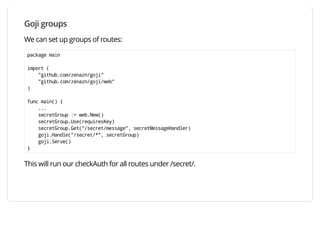 神に近づくx/net/context (Finding God with x/net/context) | PPT