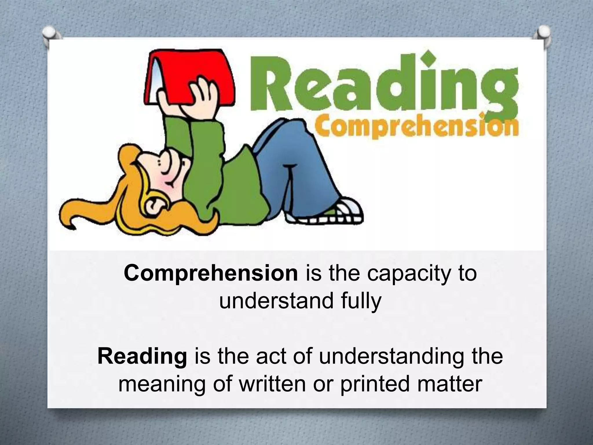 English Reading Skills Introduction | PPTX | Education