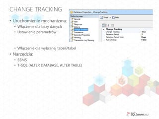 Change Tracking | PPSX | Databases | Computer Software and Applications