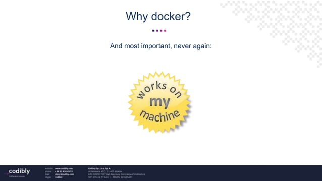 Docker - Build, Ship, and Run Any App, Anywhere | PPT