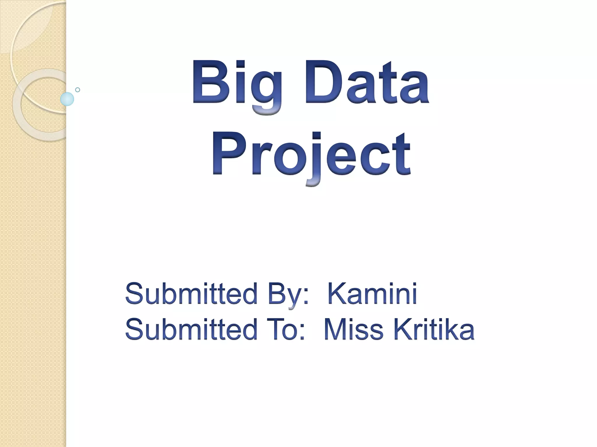 Introduction To Big Data | PPTX