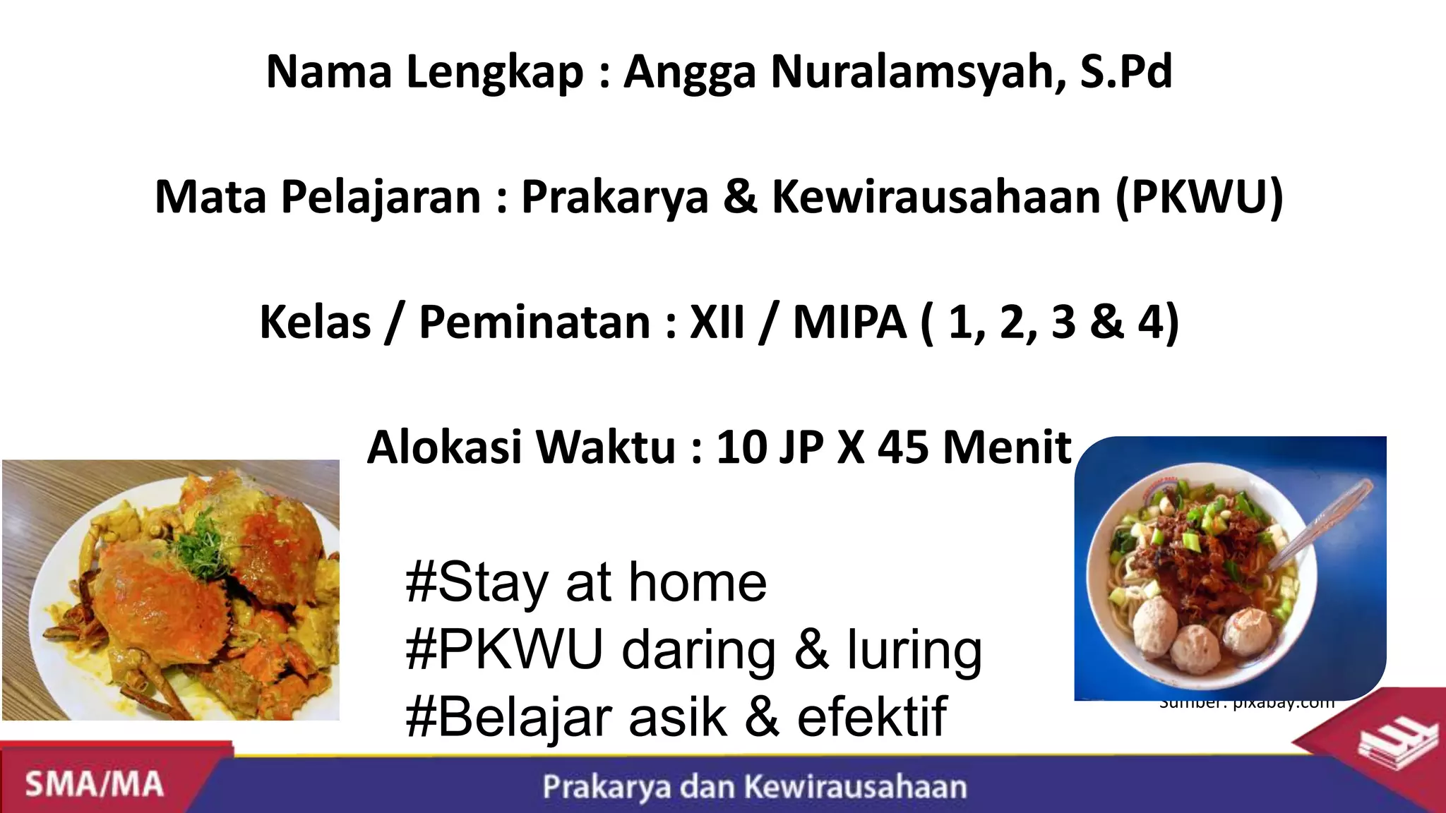 Kamis pkwu kelas xii (pengolahan) | PPTX