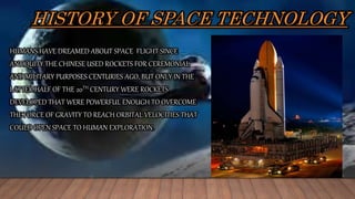SPACE TECHNOLOGY BY Vivek Vishwakarma | PPTX