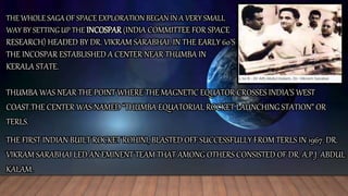 SPACE TECHNOLOGY BY Vivek Vishwakarma | PPTX