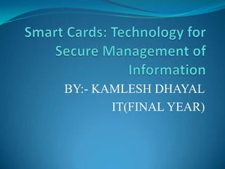 Smart Cards | PPT