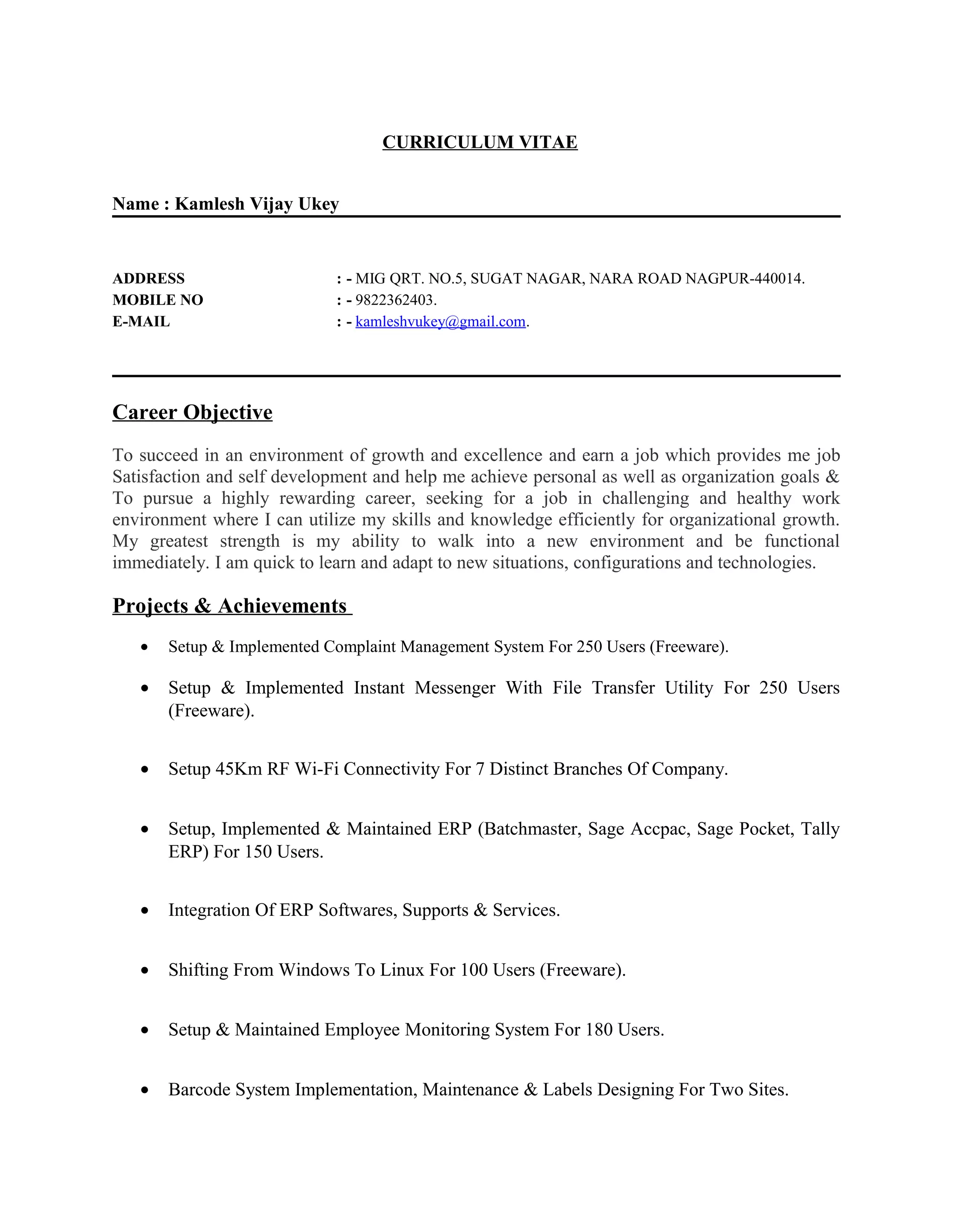 Kamlesh vijay ukey | DOC