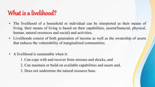 WAYS TO UPLIFT RURAL LIVELIHOODS | PPTX