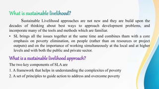 WAYS TO UPLIFT RURAL LIVELIHOODS | PPTX