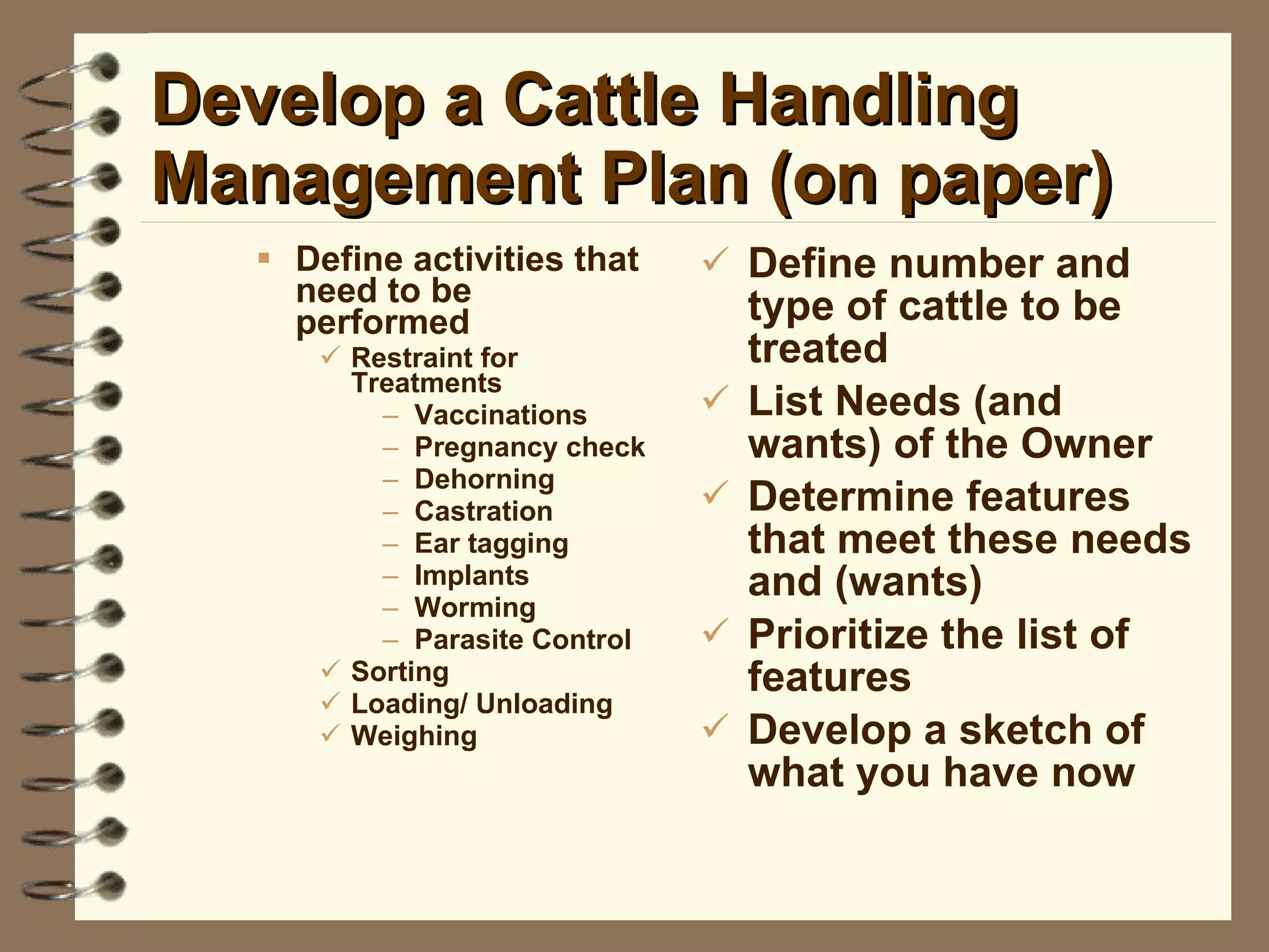 Tips for Creating Beef Cattle Handling Facilities | PPT