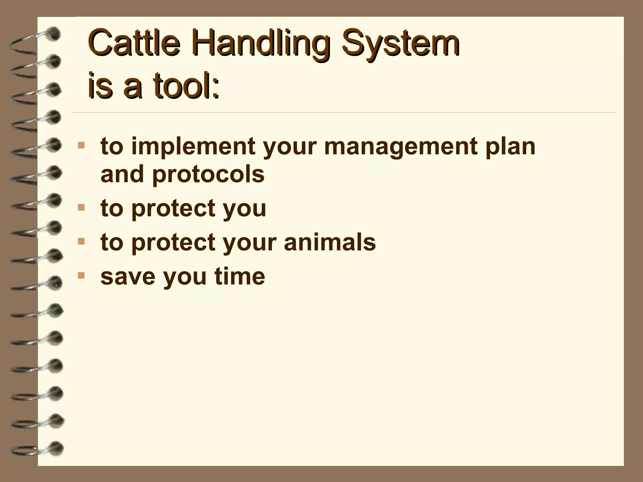Tips for Creating Beef Cattle Handling Facilities | PPT