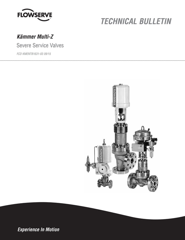 Kammer Severe Service Valves For Industry | PDF | Physics | Science