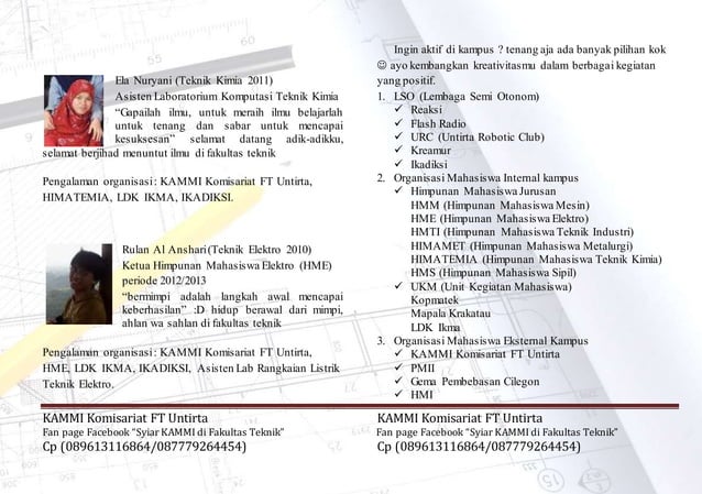 Kammi in campus booklet | DOCX