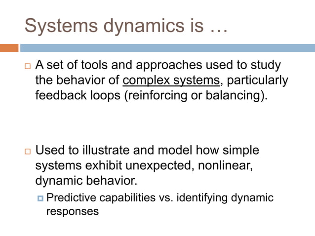 Complex Adaptive Systems in Health | PPTX