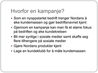 Kampanje for Nordans | PPTX