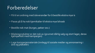 Kampanje på stasjonen | PPTX