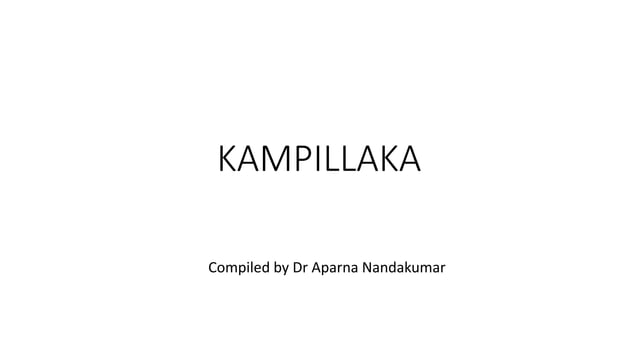 KAMPILLAKA-Mallotus philippinensis...... | PPTX | Hinduism | Religion ...
