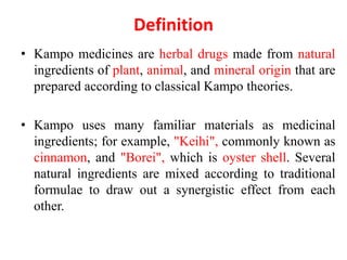 Kampo medicine | PPT