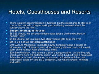 Kampot hotels | PPT