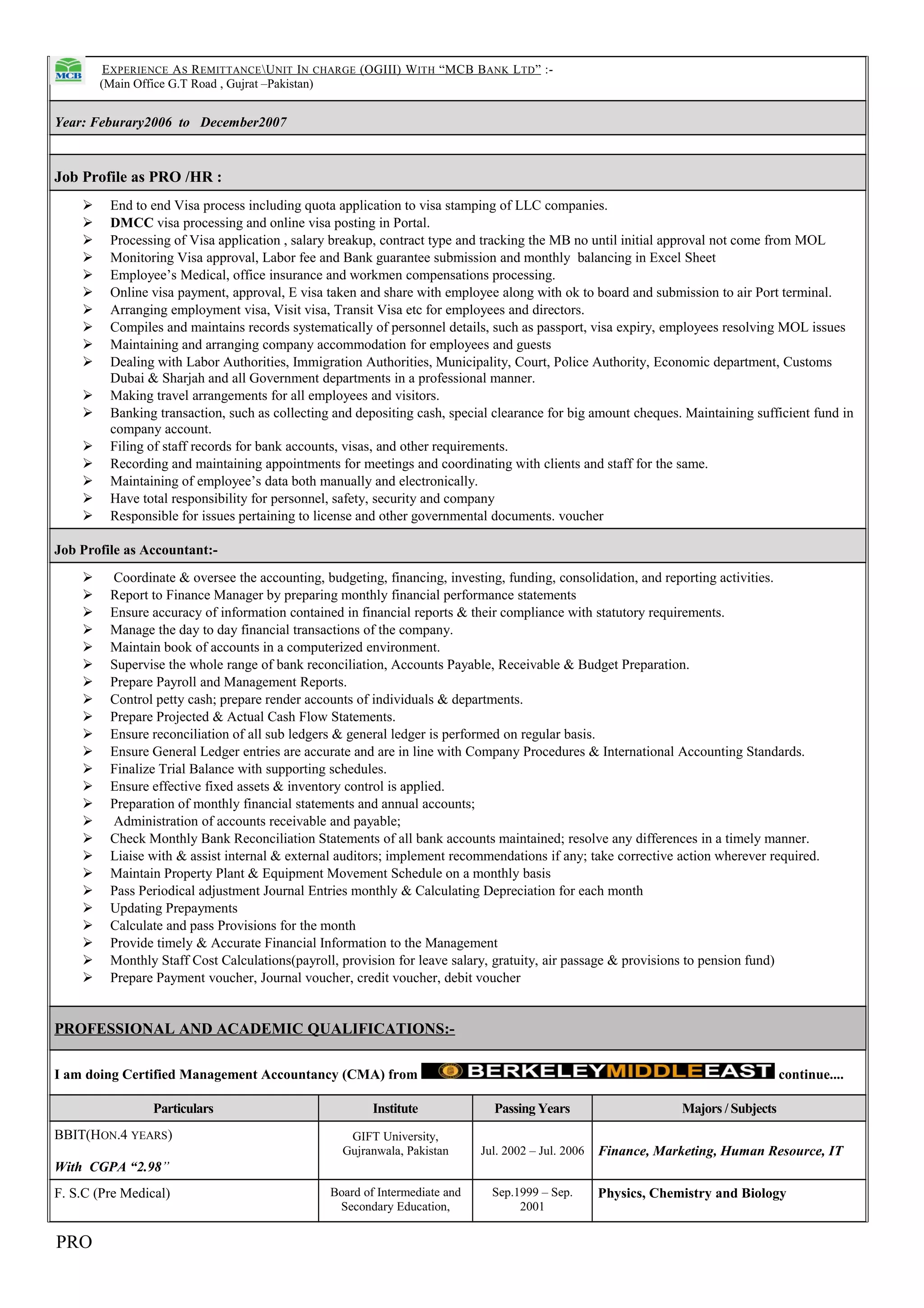 Kamran cv | DOC