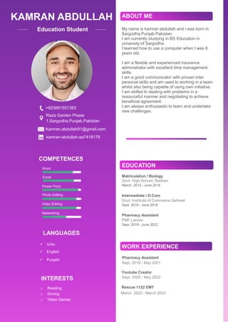 Kamran Abdullah CV 2 | PDF