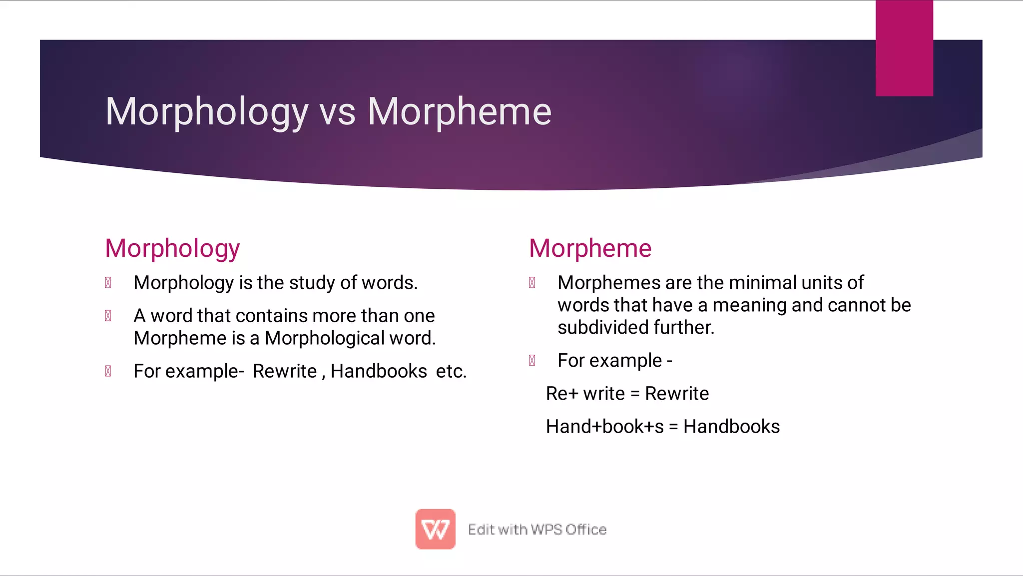 Morphology & Morpheme | PDF