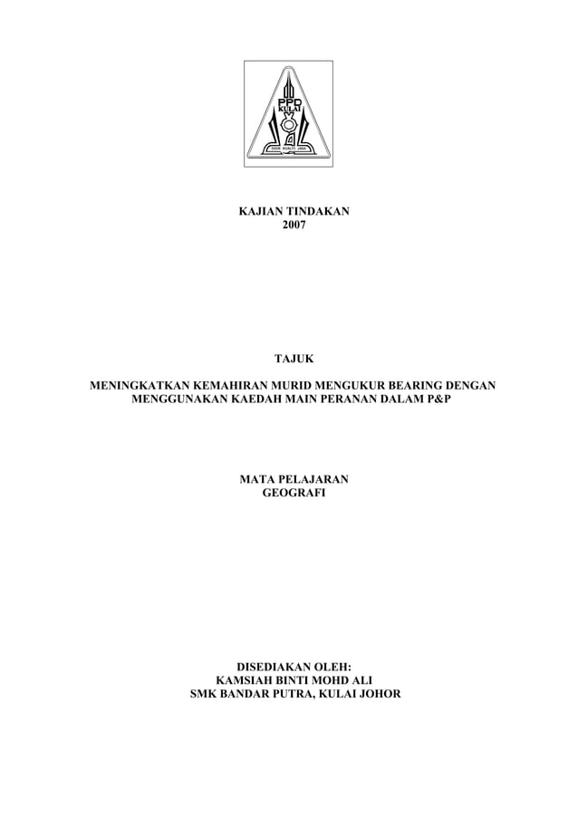 Kamsiah geografi sek men | DOC