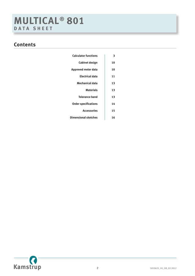 Kamstrup multical 801 heat meter, ultrasonic energy meter, heating & cooling measurement, rhi ...