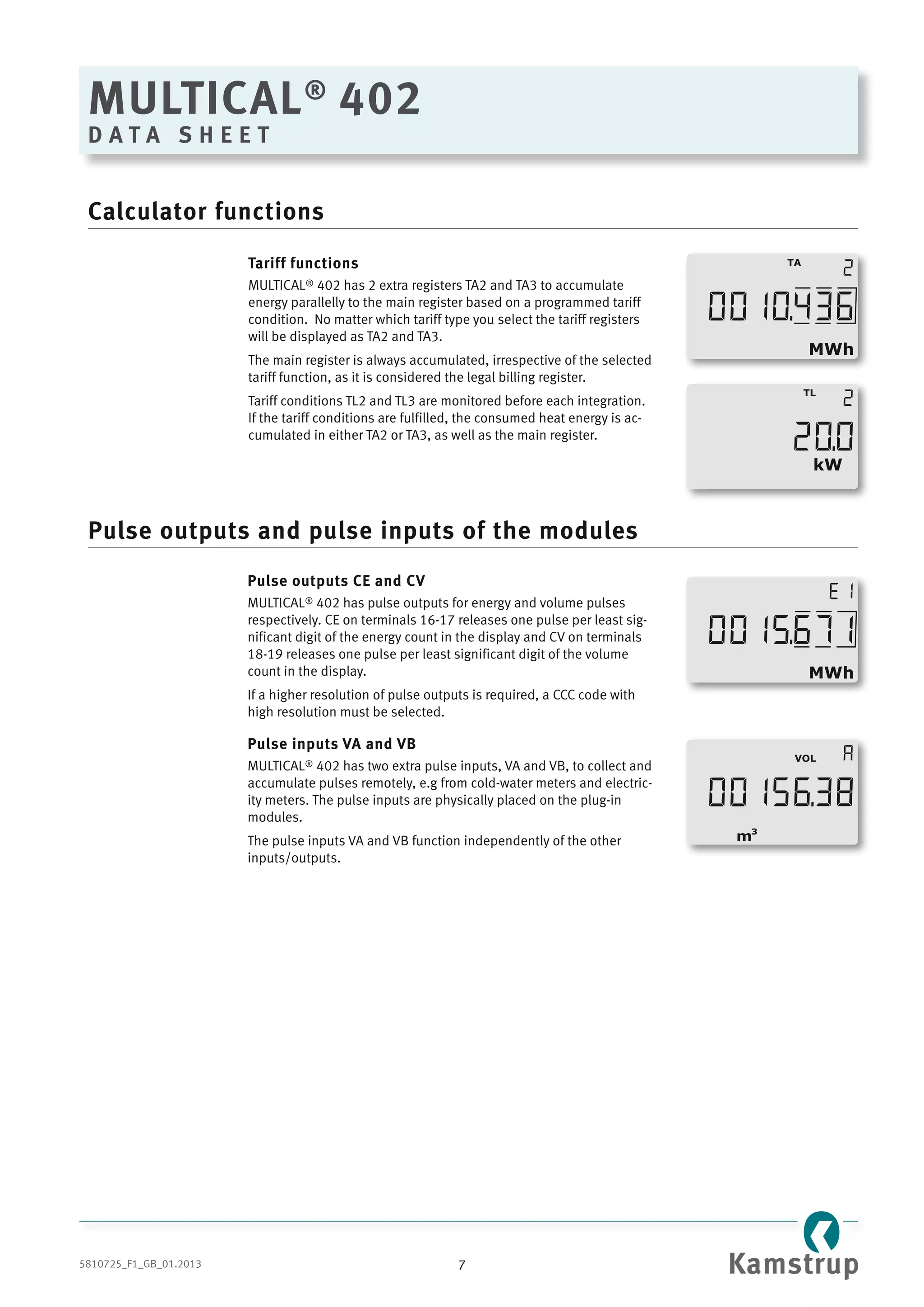 Kamstrup RHI Compliant Heat Meters & Thermal Energy Measurement ...