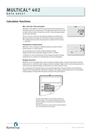 Kamstrup RHI Compliant Heat Meters & Thermal Energy Measurement ...