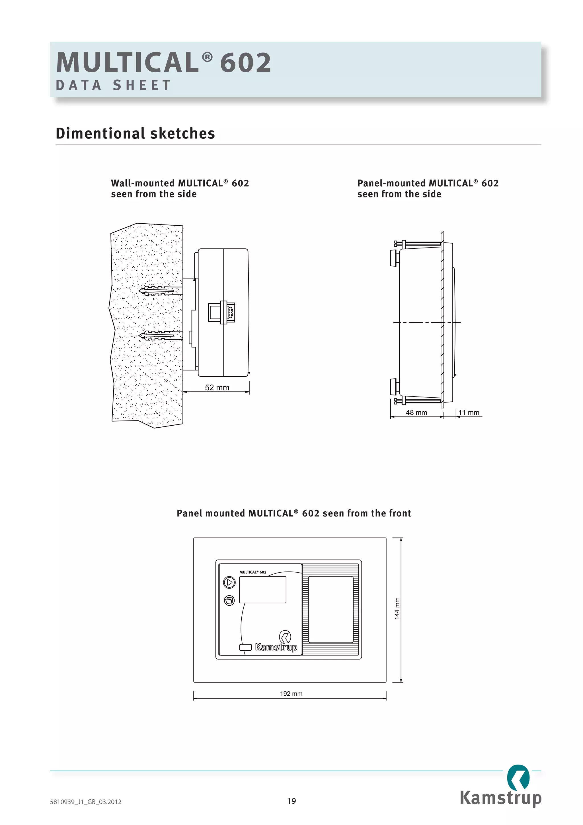 Kamstrup RHI Compliant Heat Meters & Thermal Energy Measurement ...