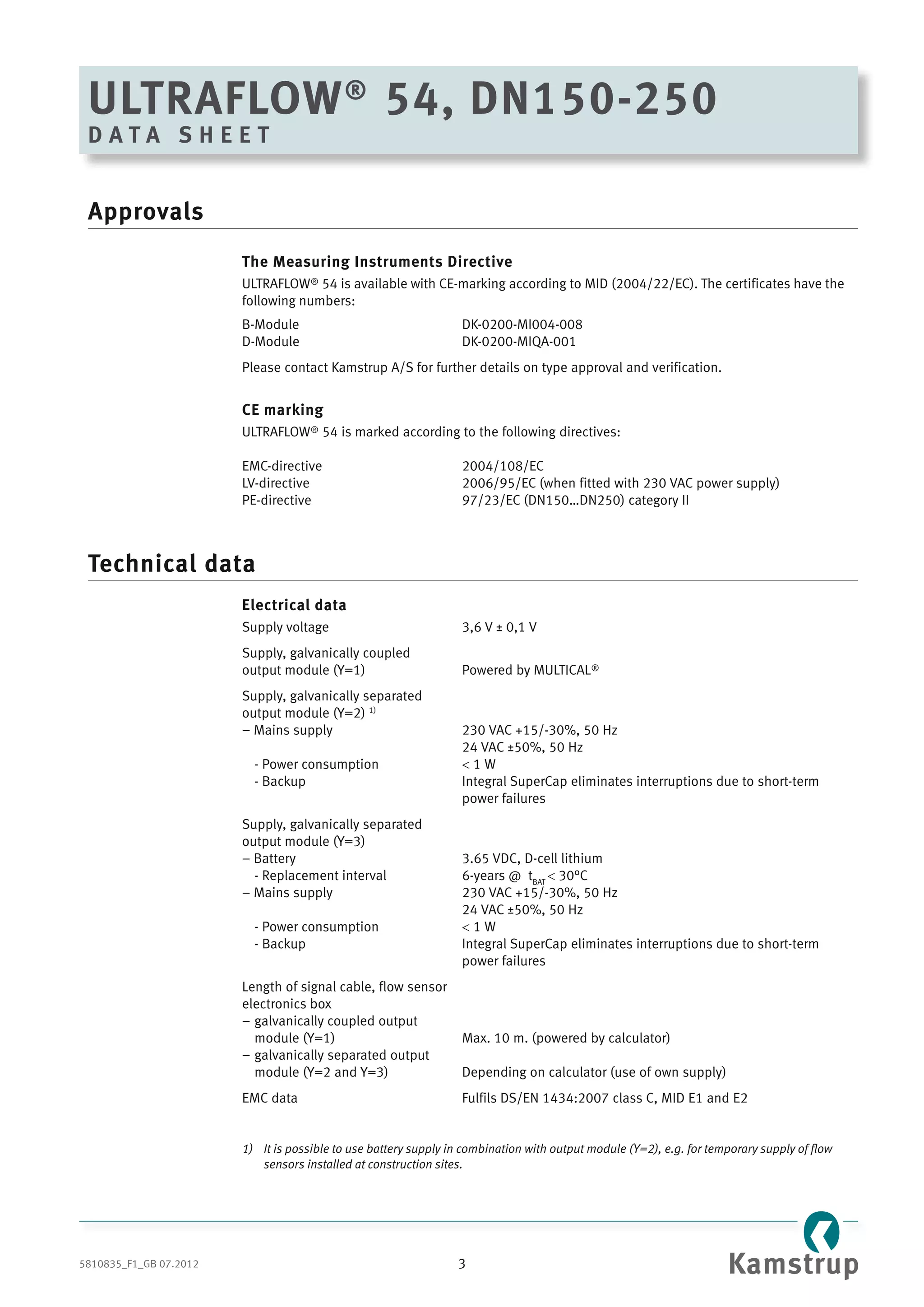 Kamstrup ultraflow 54 ultrasonic flow meter, multical heat meter ...