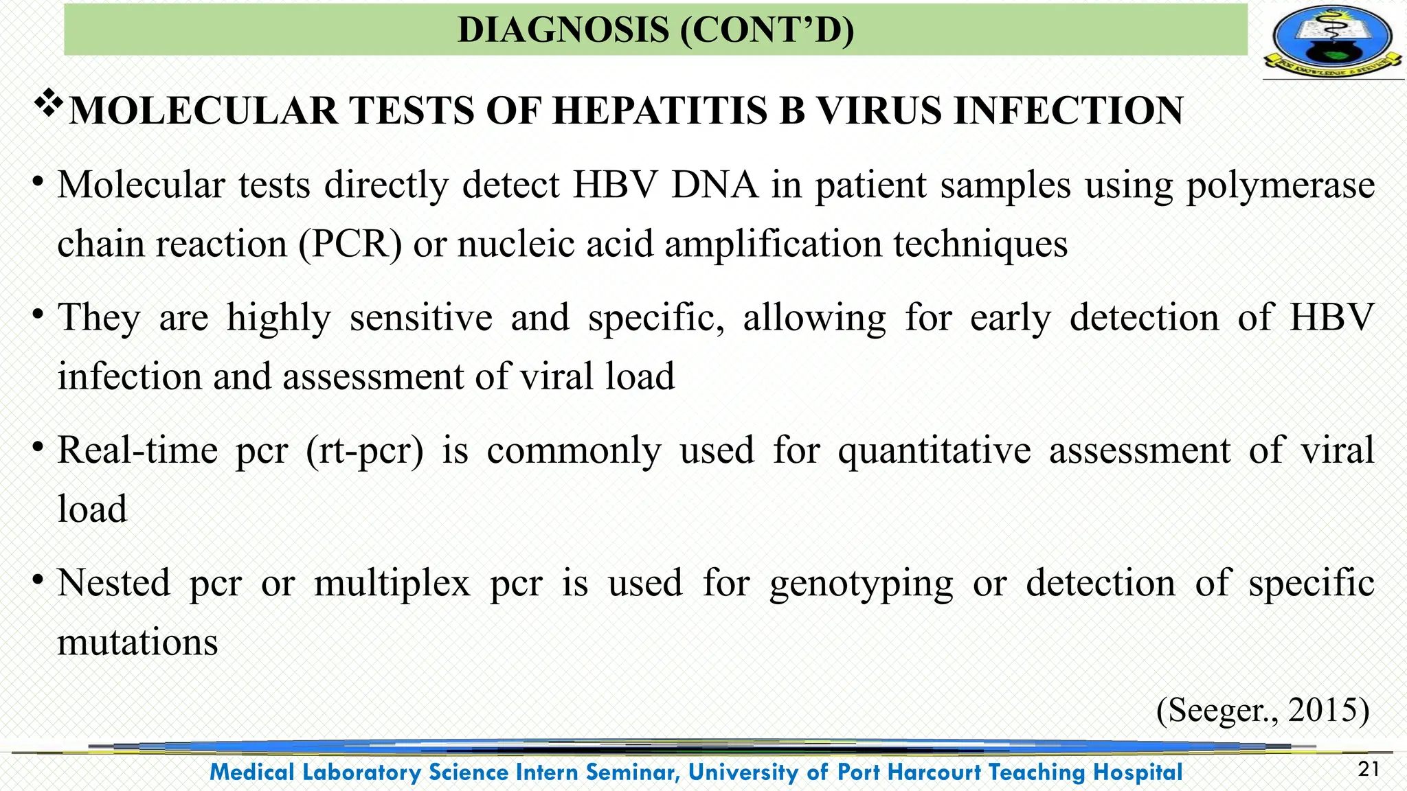 Hepatitis b diagnosis and prevention in the laboratory .pptx