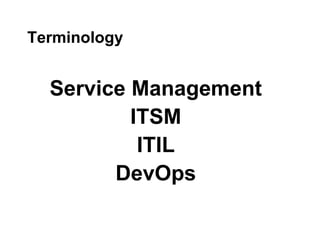 Kamu: reconciling DevOps and ITSM/ITIL | PDF